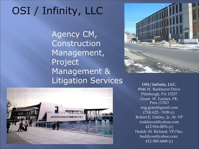 Osi Infinity Llc 02012010 | PPT