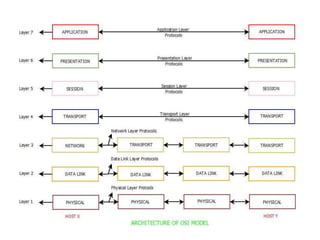 OSI in physical and data link Layer.pptx | Computer Networking | Computing