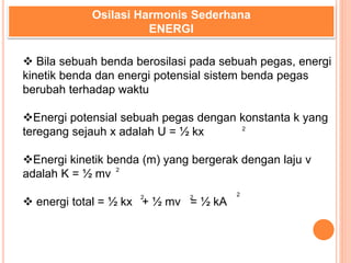 Osilasi fisika dasar 1 | PPTX
