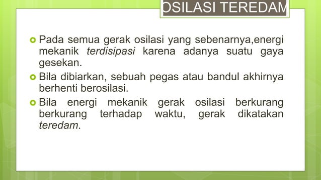 Osilasi sistem | PPTX