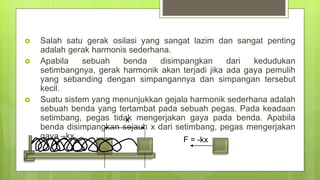 Osilasi sistem | PPTX
