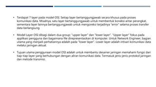 Osi layer ( DAVENTA S ) | PPTX