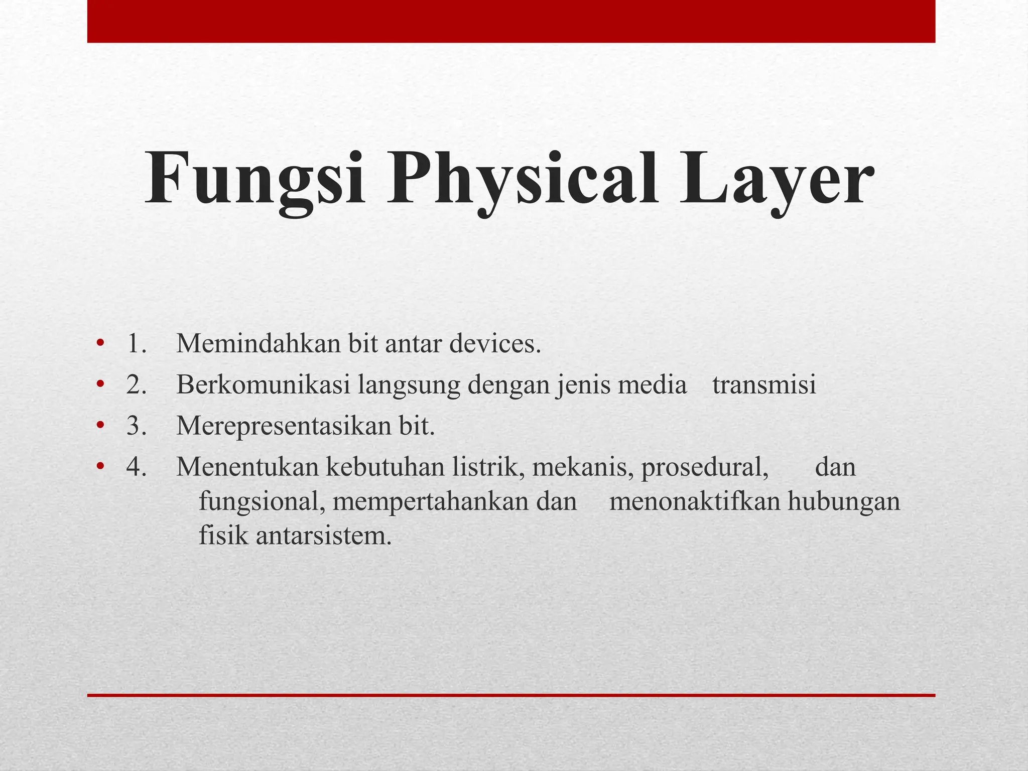 Materi osi layer jaringan komputer kelas XI | PPTX