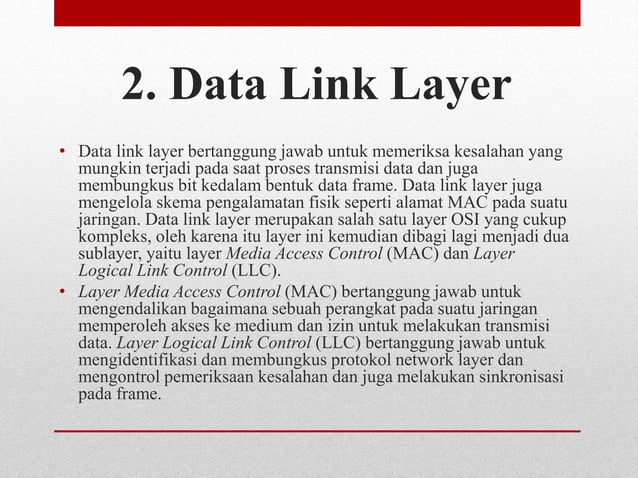 Materi osi layer jaringan komputer kelas XI | PPTX