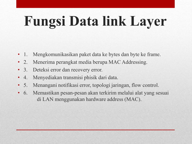 Materi osi layer jaringan komputer kelas XI | PPTX