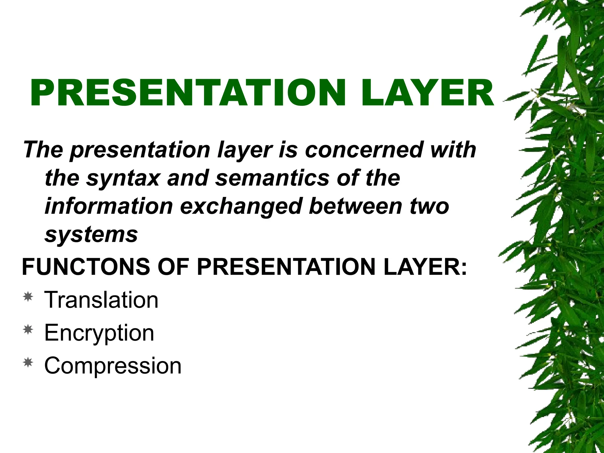 OSI LAYER (phyiscal,datalink layer,session layer) | PPTX