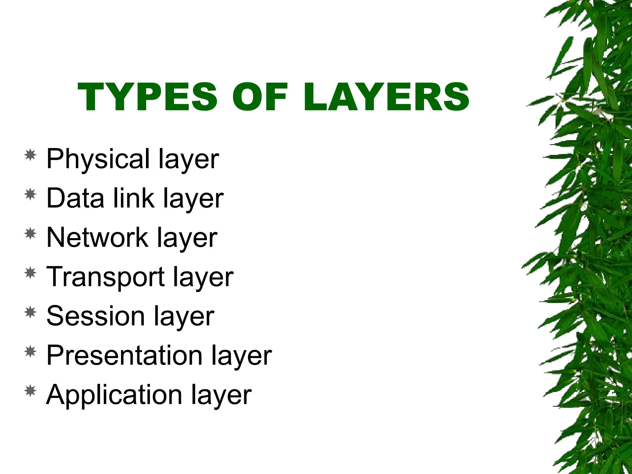 OSI LAYER (phyiscal,datalink layer,session layer) | PPTX
