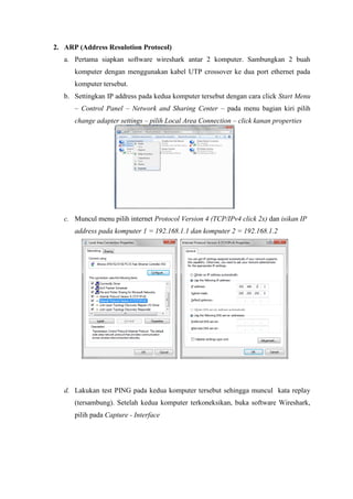 OSI Layer pada Wireshark | PDF