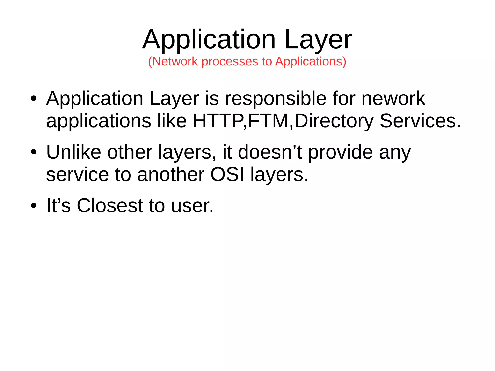 OSI LAYERS | ODP
