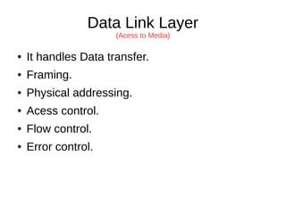 OSI LAYERS | ODP