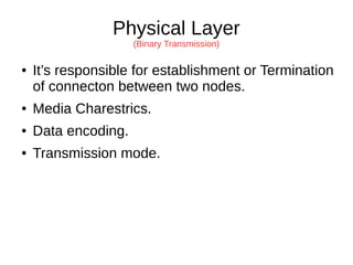 OSI LAYERS | ODP