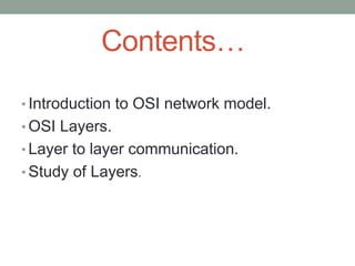 OSI layers | PPT