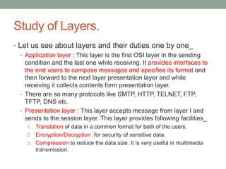 OSI layers | PPT