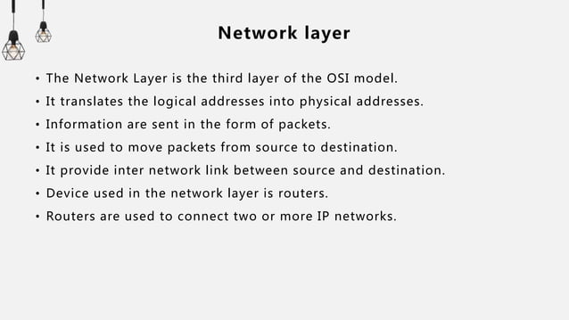 OSI layer (Network) | PPT