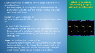 How tu use an oscilloscope | PPT