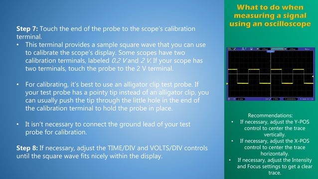 How tu use an oscilloscope | PPT