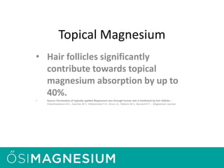 Magnesium massage therapy by ŐSIMAGNESIUM | PPT