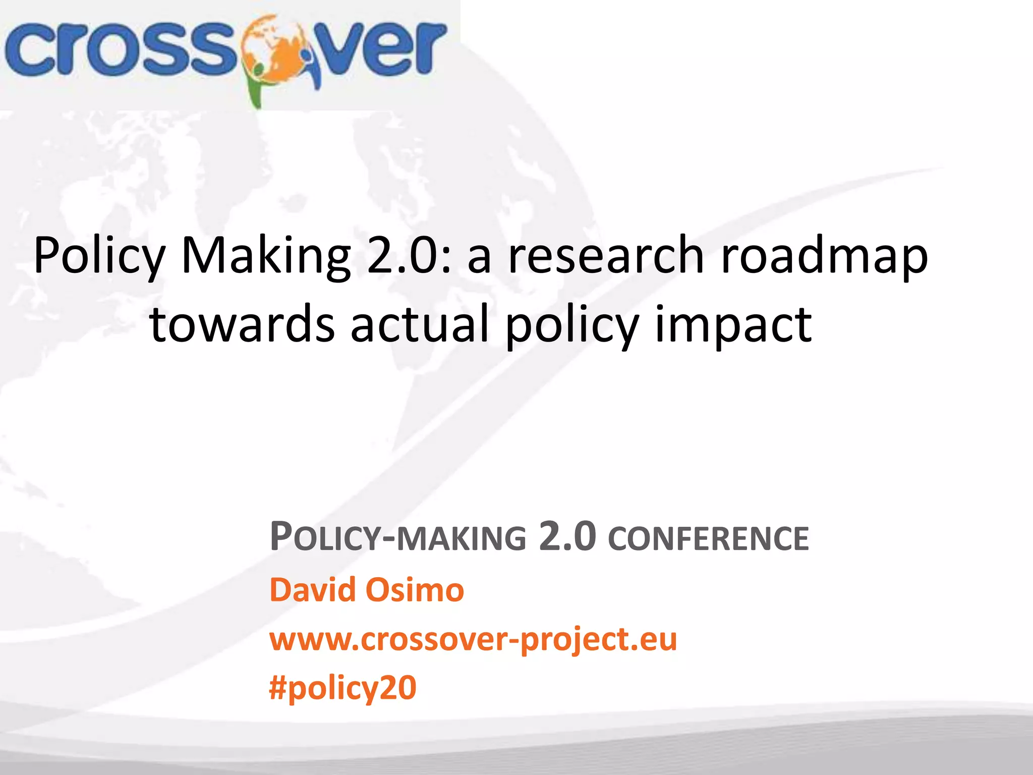 Osimo crossover-roadmap | PPTX