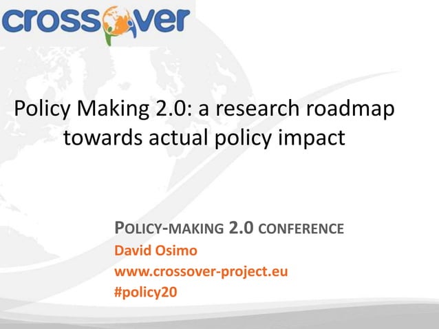 Osimo crossover-roadmap | PPT