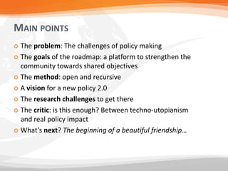 Osimo crossover-roadmap | PPT