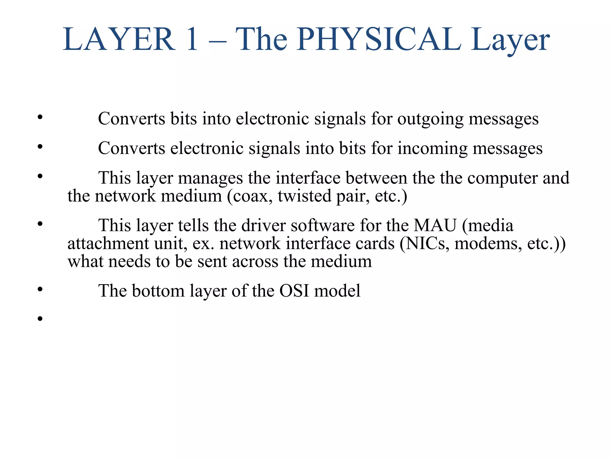 Osi model | PPT