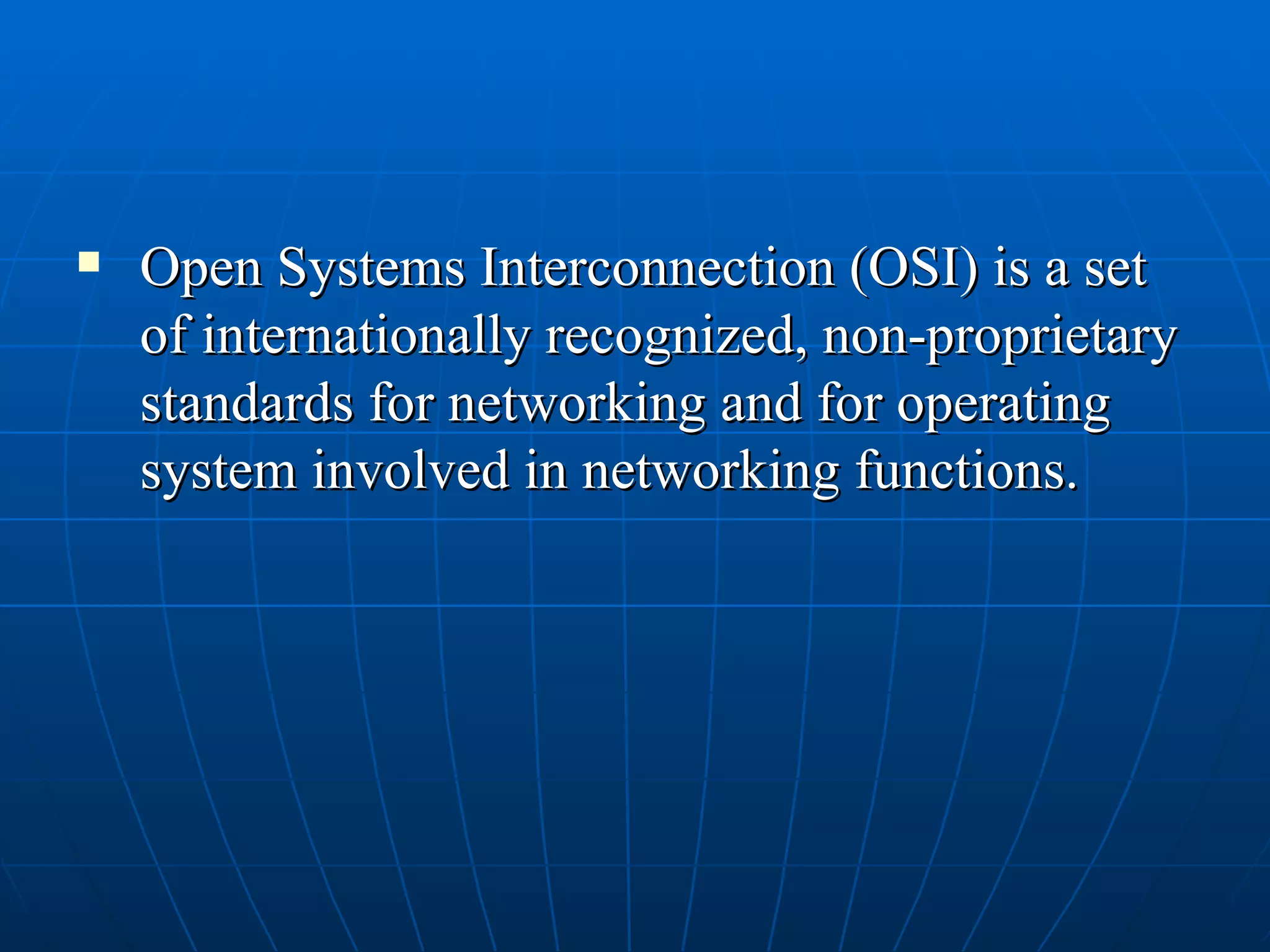 Osi model | PPT