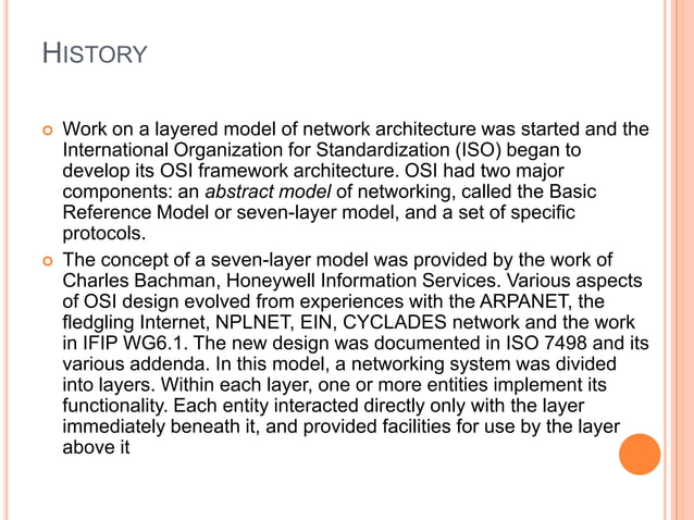 Osi model | PPTX | Computer Networking | Computing