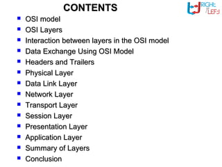 A Technical Seminar on OSI model | PPT