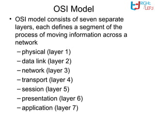 A Technical Seminar on OSI model | PPT