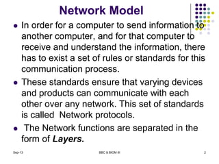 Osi model | PPTX | Internet | Computing