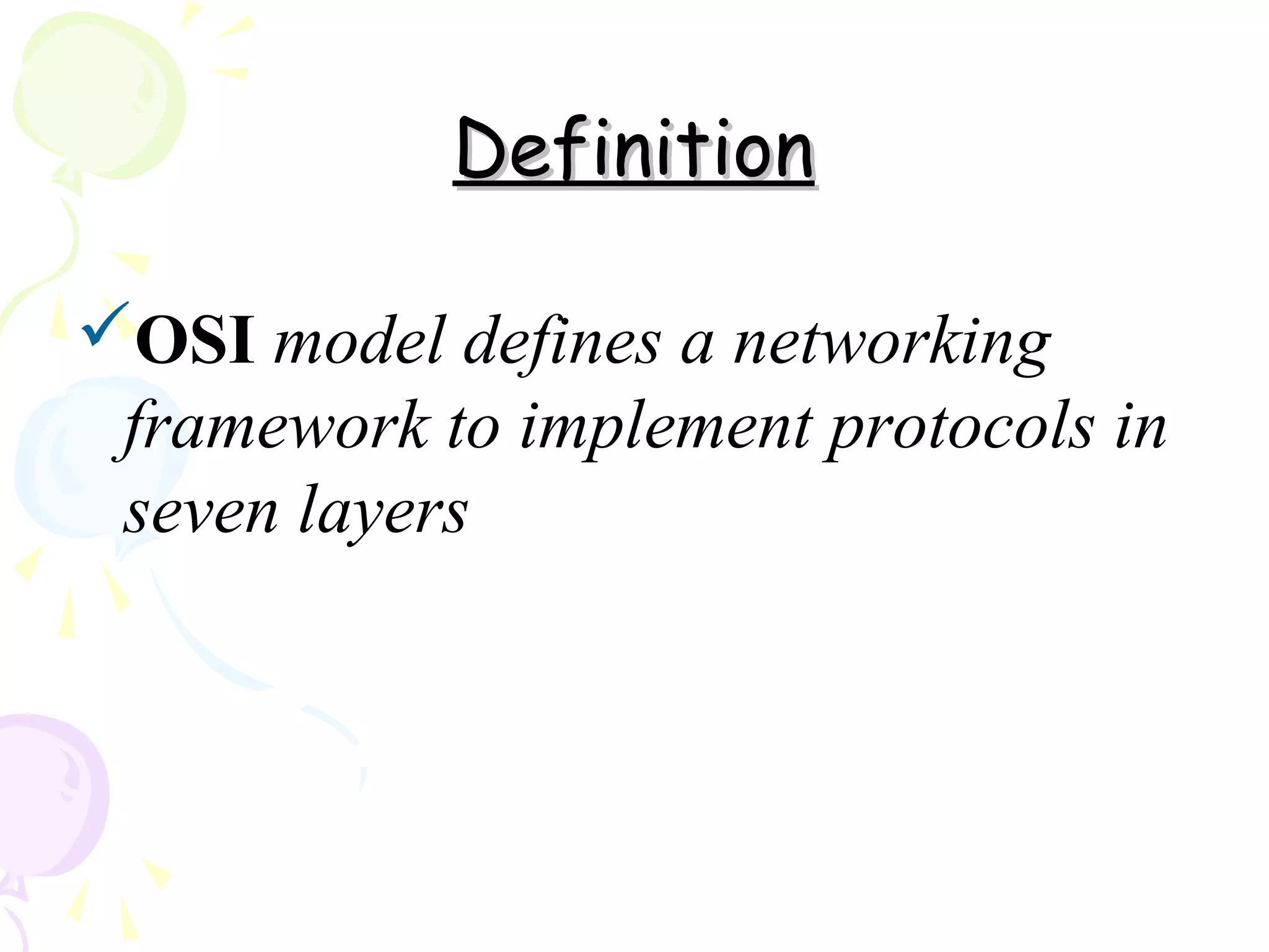 OSI model | PPT