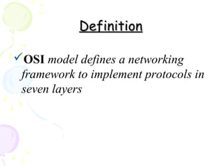 OSI model | PPT