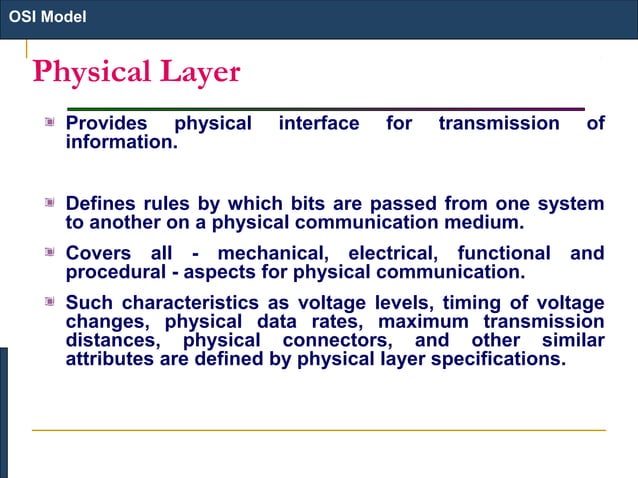 Osi model | PPT