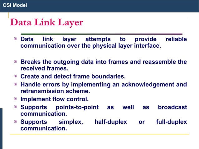 Osi model | PPT