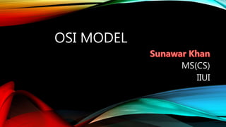 Osi model | PPTX