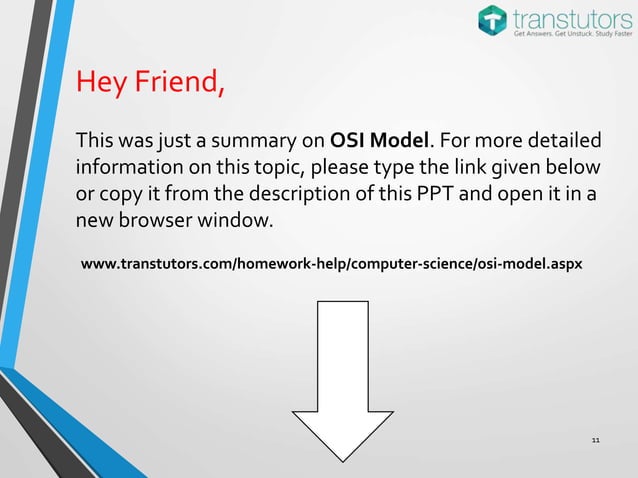 OSI Model | Computer Science | PPTX