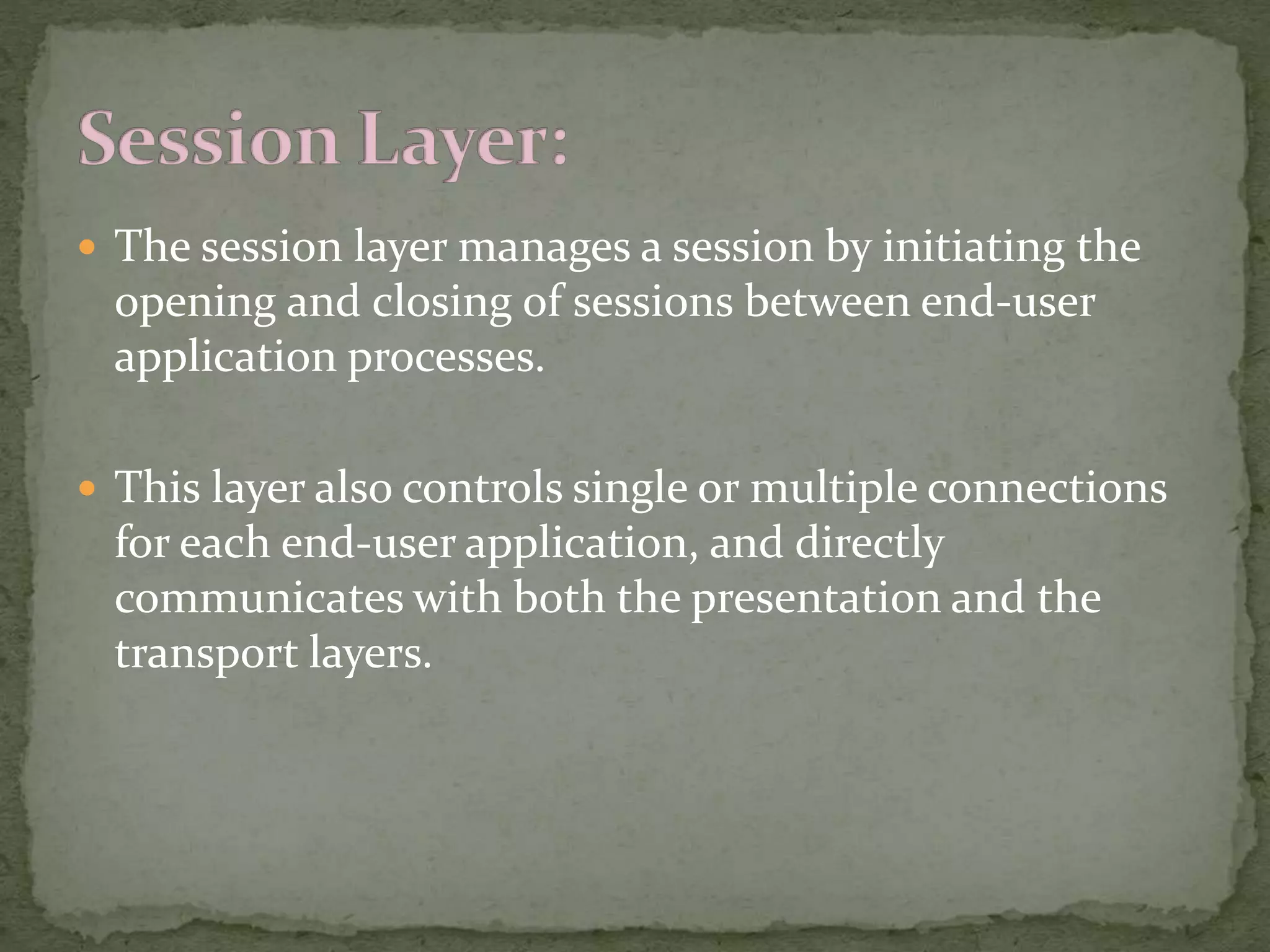 OSI Model - Open Systems Interconnection | PPTX