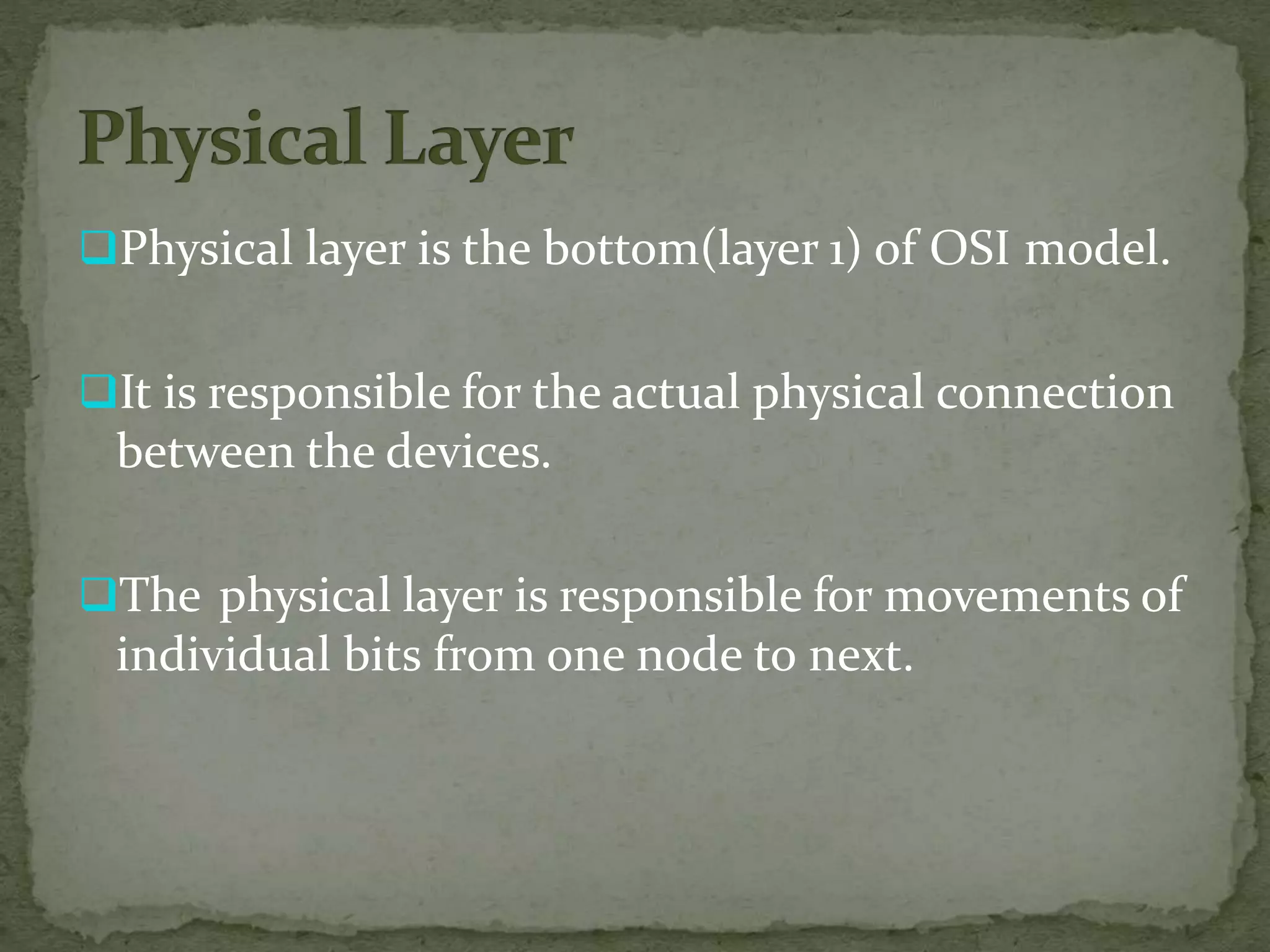 OSI Model - Open Systems Interconnection | PPTX
