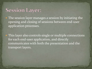 OSI Model - Open Systems Interconnection | PPTX