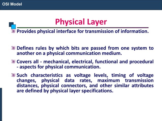 Osi model | PPT
