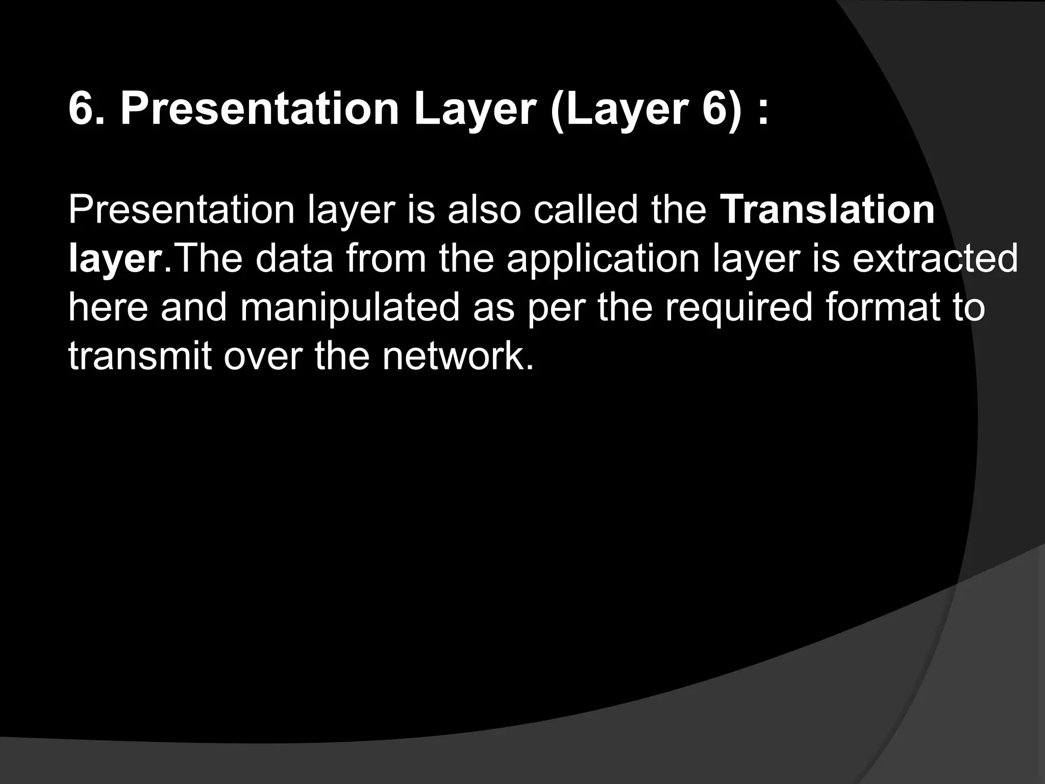 OSI MODEL AND ITS LAYERS FUNCTION | PPT