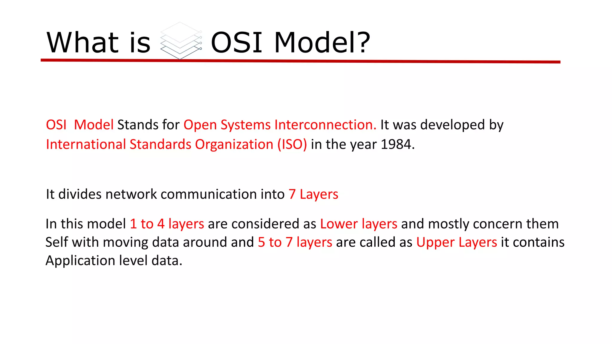 OSI model | PPT