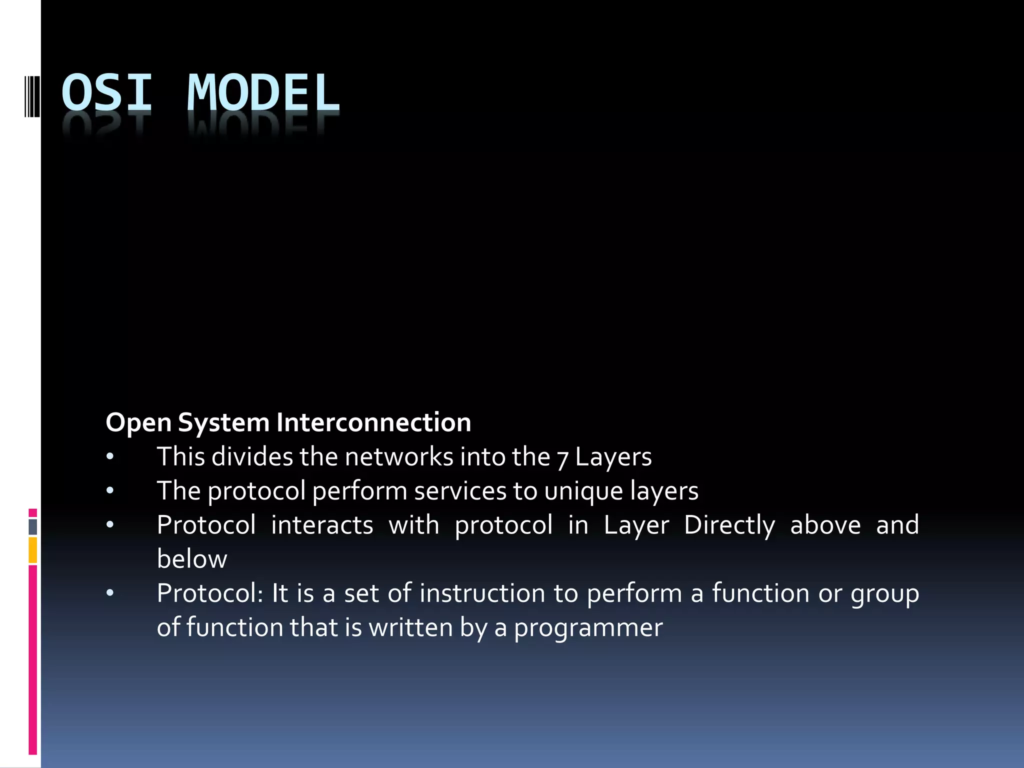 Osi model | PPTX