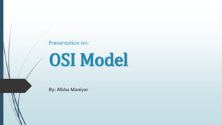 osi model.pptx | Operating Systems | Computer Software and Applications