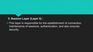 OSI MODEL.pptx | Free Download