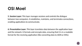 osi model and its seven layers.pptx, its functions and uses | PPT