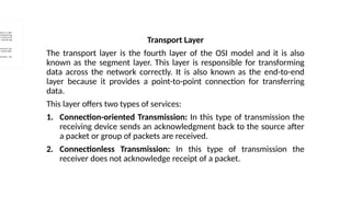 OSI model.pptx computer networking ,OSI model | PPT
