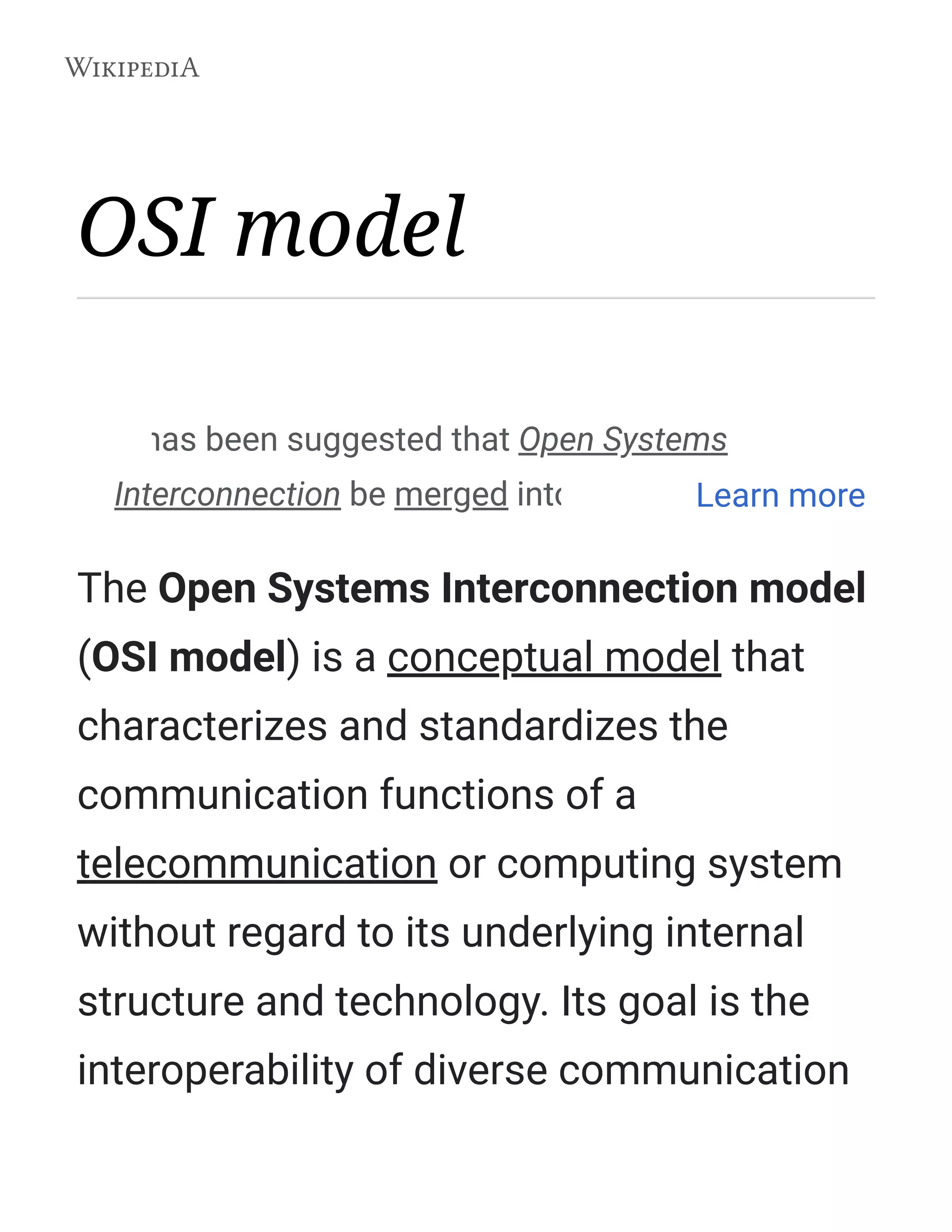 Osi model | PDF