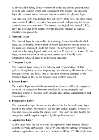 OSI Model and TCP/IP Model. | DOCX