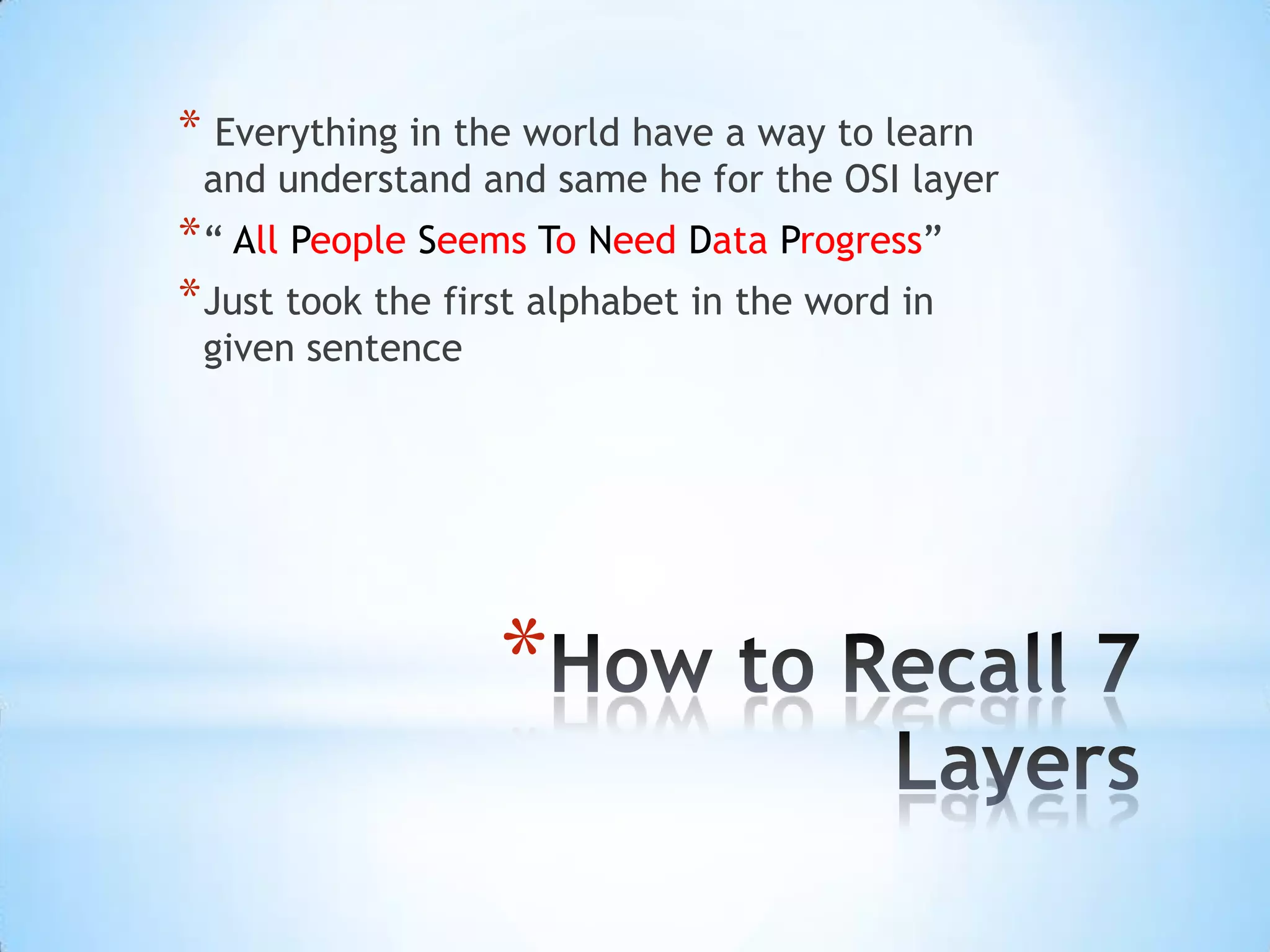 Osi Model | PPTX